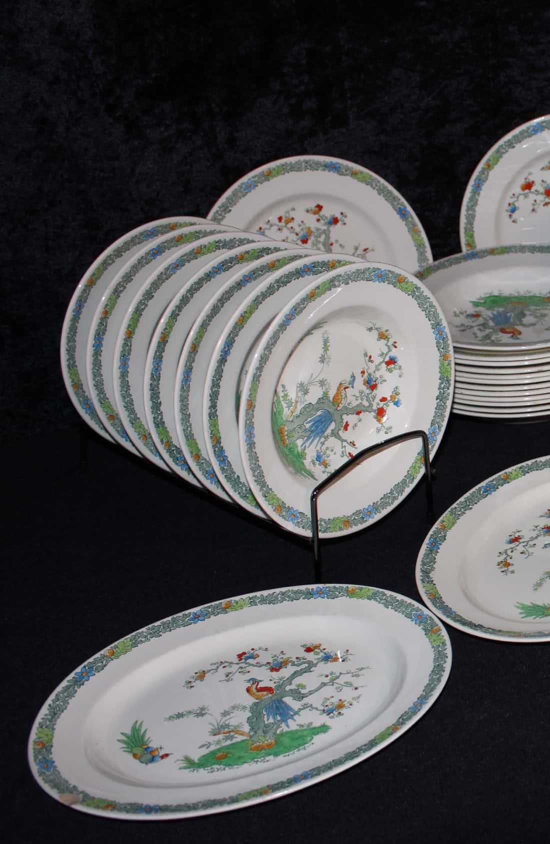 Copeland Spode Bermuda Pattern Ironstone China Dinnerware - McArthur ...